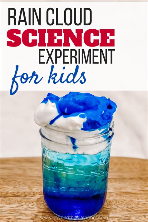 Rain Cloud Science Experiment Science Experiments Weather Experiments Cool Science Experiments