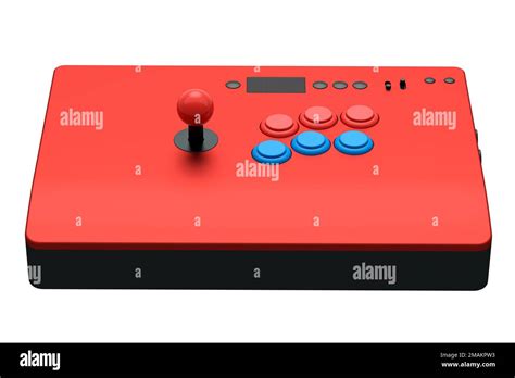 Vintage Arcade Stick With Joystick And Tournament Grade Buttons On