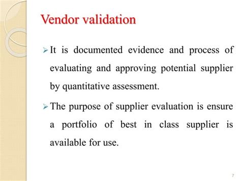 Vendor Validation By Akshay Kakde Pptx