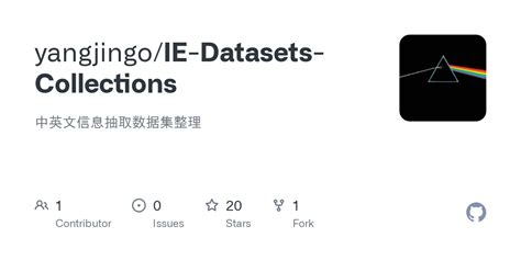 IE Datasets Collections Dataset ZH Md At Main Yangjingo IE Datasets Collections GitHub