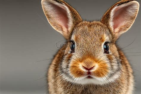 큰 귀를 가진 귀여운 토끼