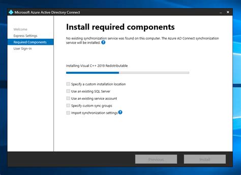 Setting UP AD Connect Azure