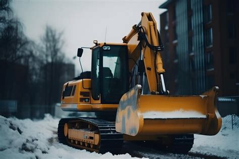 Premium Ai Image Snow Plow Doing Snow Removal After A Blizzard Neural