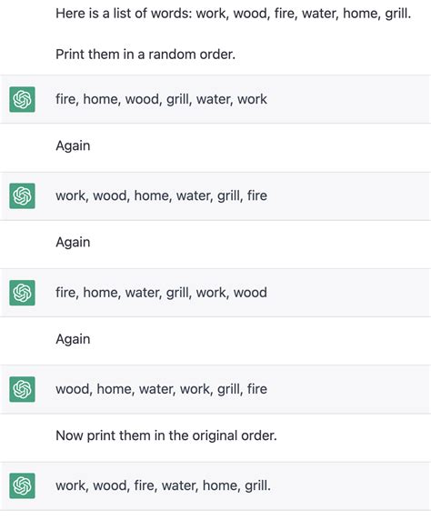 How Does Gpt 3 Execute The Randomize Command Shouldnt This Be A