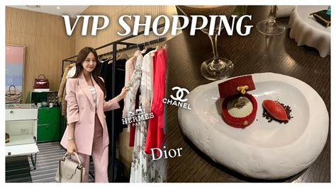 Vip 프라이빗 쇼핑🛍️💖 에르메스 샤넬 한번에 쇼핑하기 명품하울 파인다이닝 Youtube