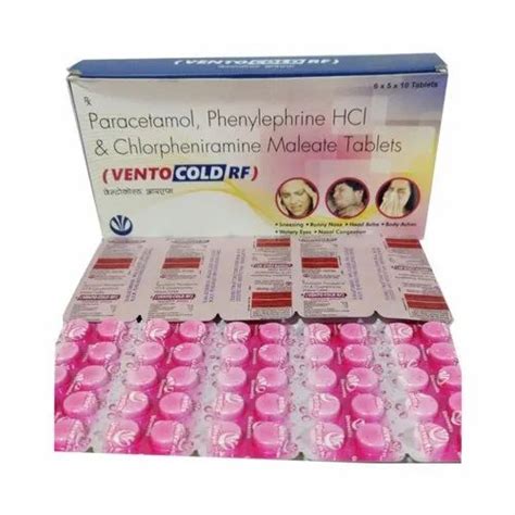 Vento Cold Rf At ₹ 7stripe Phenylephrine Hydrochloride Tablet In