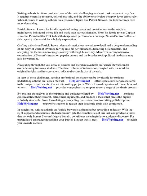 Patrick Stewart Phd Thesis Pdf