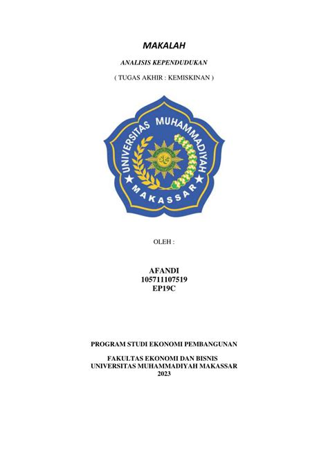 Pdf Masalah Kemiskinan