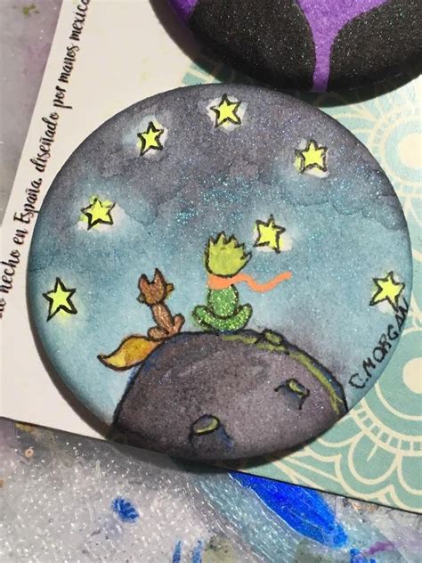 Pin De Matilde Vivares En El Principito Piedras Pintadas A Mano