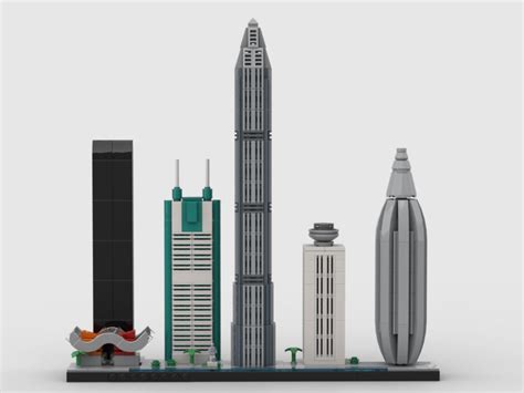 More Custom Architecture Skylines R Lego