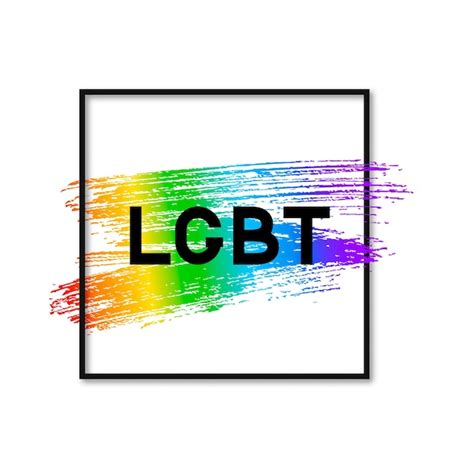 Premium Vector Lgbt Lettering On Pencil Strokes Textured Flag The