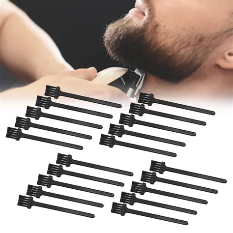 20 Part Cleaning Brushes For Electric Shavers And Razors Long Grip