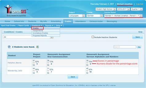 Numeric Grading Os4ed