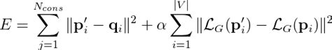trying volumetric graph laplacian deformation algorithm implementation