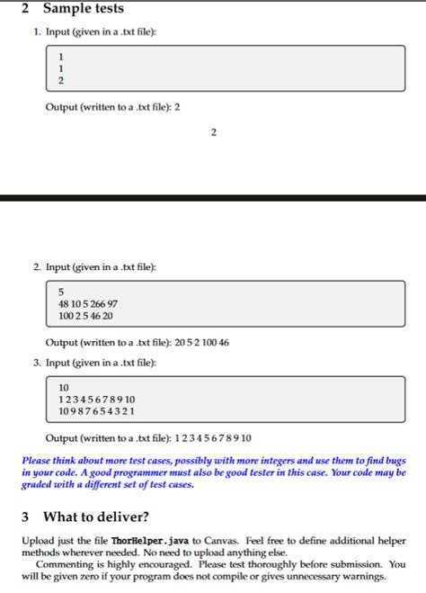 Solved Submit 1 Java File In The Following Alistmeans Just Chegg Com