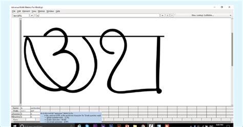 Deciding The Spacing Between Individual Letters Or Kerning In The