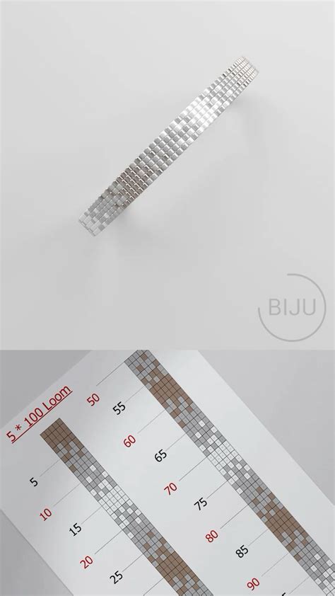 Схема браслета из бисера в нашем телеграме Pattern Of A Beaded Bracel Пособия по