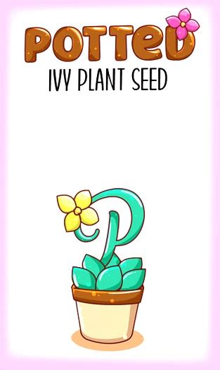 Second Life Marketplace Potted Ivy Plant Seed Any