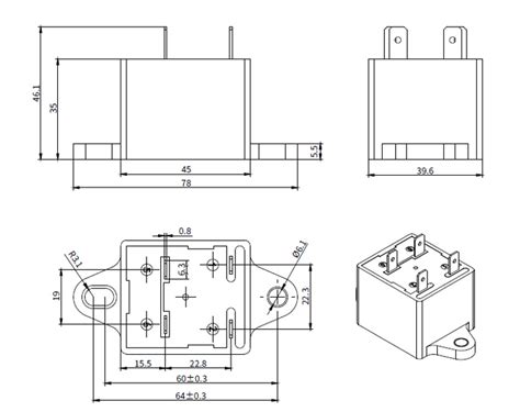 20a High Voltage Dc Contactor 12v24v48v Coil Voltage