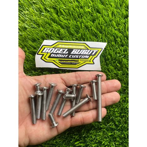 Jual Baut L Stainless Stenlis Baut Cvt VARIO 160 Baut Model Standar