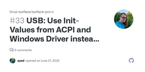 usb use init values from acpi and windows driver instead of the sm8150