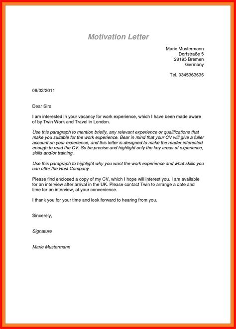 Sample Motivation Letter For Job Application Resume Araz Robtowner