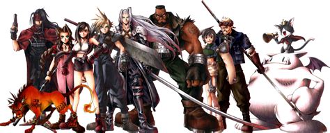 Final Fantasy Vii Characters Renders By Paltrydrake312 On Deviantart