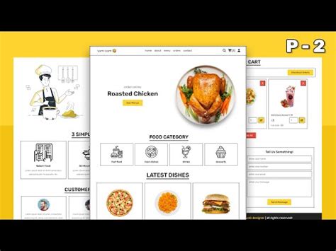 How To Make A Responsive Food Restaurant Website Using HTML CSS JS Step By Step About Page