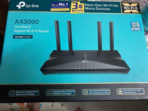 Tp Link Router Archer Ax 50 Wifi 6 電腦＆科技 電腦周邊及配件 Wifi及上網相關產品 Carousell