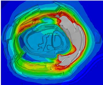 ABAQUS Output For Rd Quarter Of Download Scientific Diagram