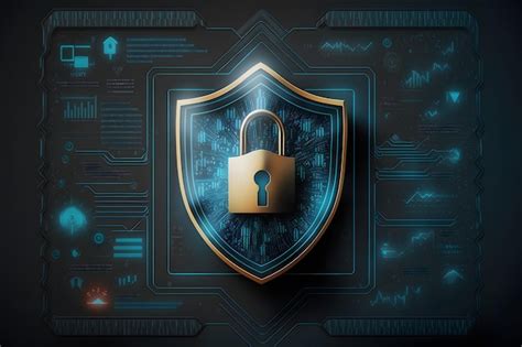 Premium AI Image Padlock With Keyhole Icon In Personal Data Security