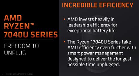 Amd Ryzen 7 7840u Ryzen 5 7640u Ryzen 5 7540u Ryzen 3 7440u