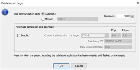 e801 hwioerror invalid firmware com2 115200 stmicroelectronics