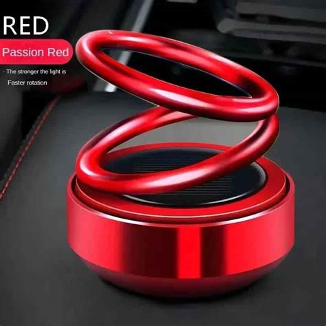 Double Ring Solar Car Perfume Diffuser Car Air Freshener Asad Autos