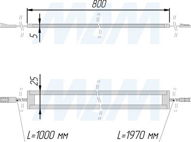 FINO Светодиодный светильник c сенсорным выключателем, черный, 12V ...