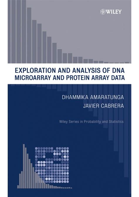 exploration and analysis of dna microarray and protein array data