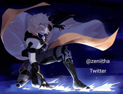 Albedo GenshinImpact Genshin Impact Albedo Love Genshin White Hair Boy