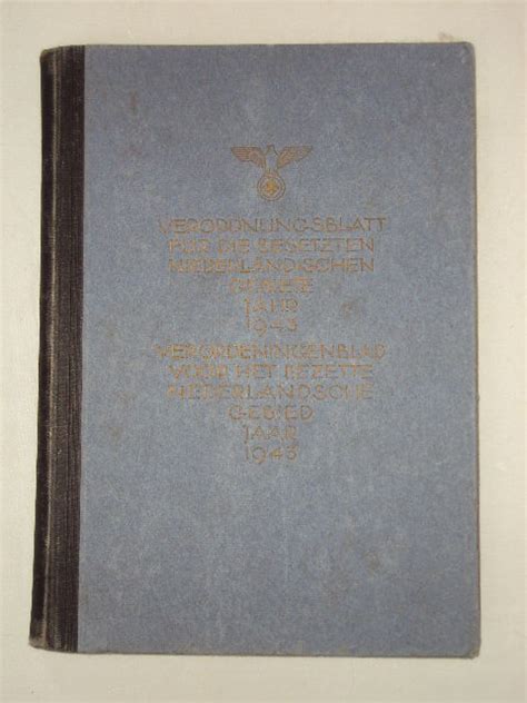 Verordeningen Verordeningenblad Voor Het Bezette Catawiki