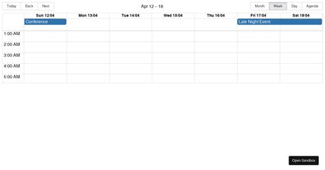 React Big Calendar Drag And Drop Events Between Months Forked