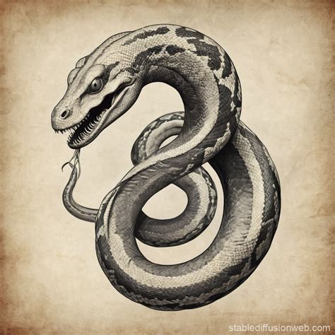 Chthonic Serpent Of Python Stable Diffusion Online