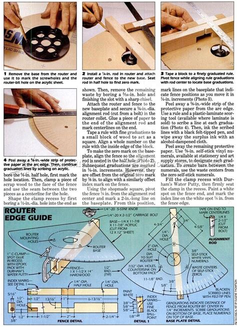 Diy Router Edge Guide • Woodarchivist
