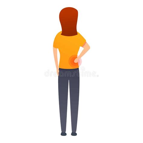 Back Massage Icon Cartoon Style Stock Illustrations 118 Back Massage