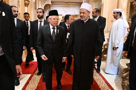 Bertemu Imam Besar Al Azhar Wapres Ajak Suarakan Hentikan Genosida Di Gaza