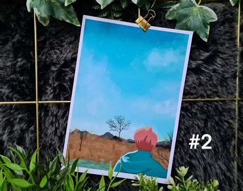 Bts Jimin Fan Art Landscape Art Print Park Jimin Kpop Fan Etsy