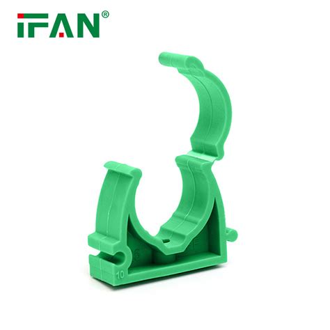 Ifan Factory Manufacturer Ppr Clip Pipe Fiting 20mm Green Ppr Fitting