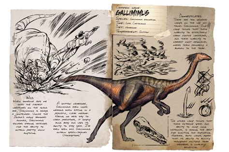 Gallimimus Official ARK Survival Evolved Wiki