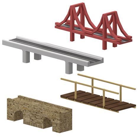 Set Of Bridges Free 3d Model On
