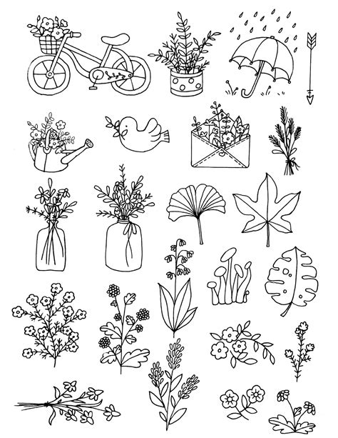 Pin By Ashlee Irby On Watercolor In 2025 Botanical Line Drawing