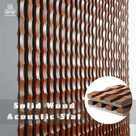 Mumu Interior Sequin Solid Wood Decorative Fluted Wall Cladding Indoor Modern Art Decorative