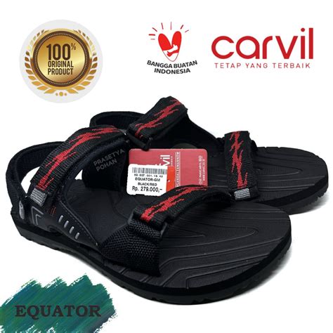 Jual Sandal Gunung Pria Carvil Original Anti Air Sendal Gunung Carvil Original Shopee Indonesia
